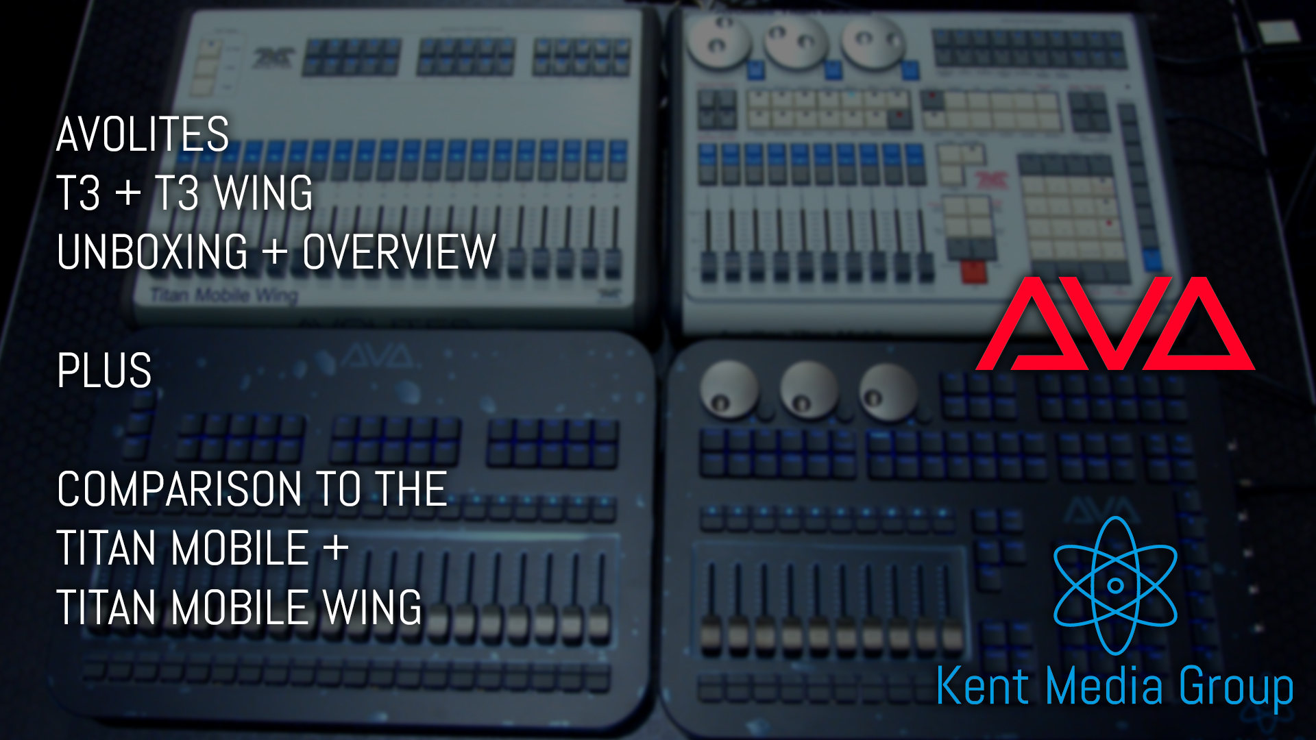 Avolites T3 + T3 Wing Unboxing + Titan Mobile / Titan Mobile Wing ...